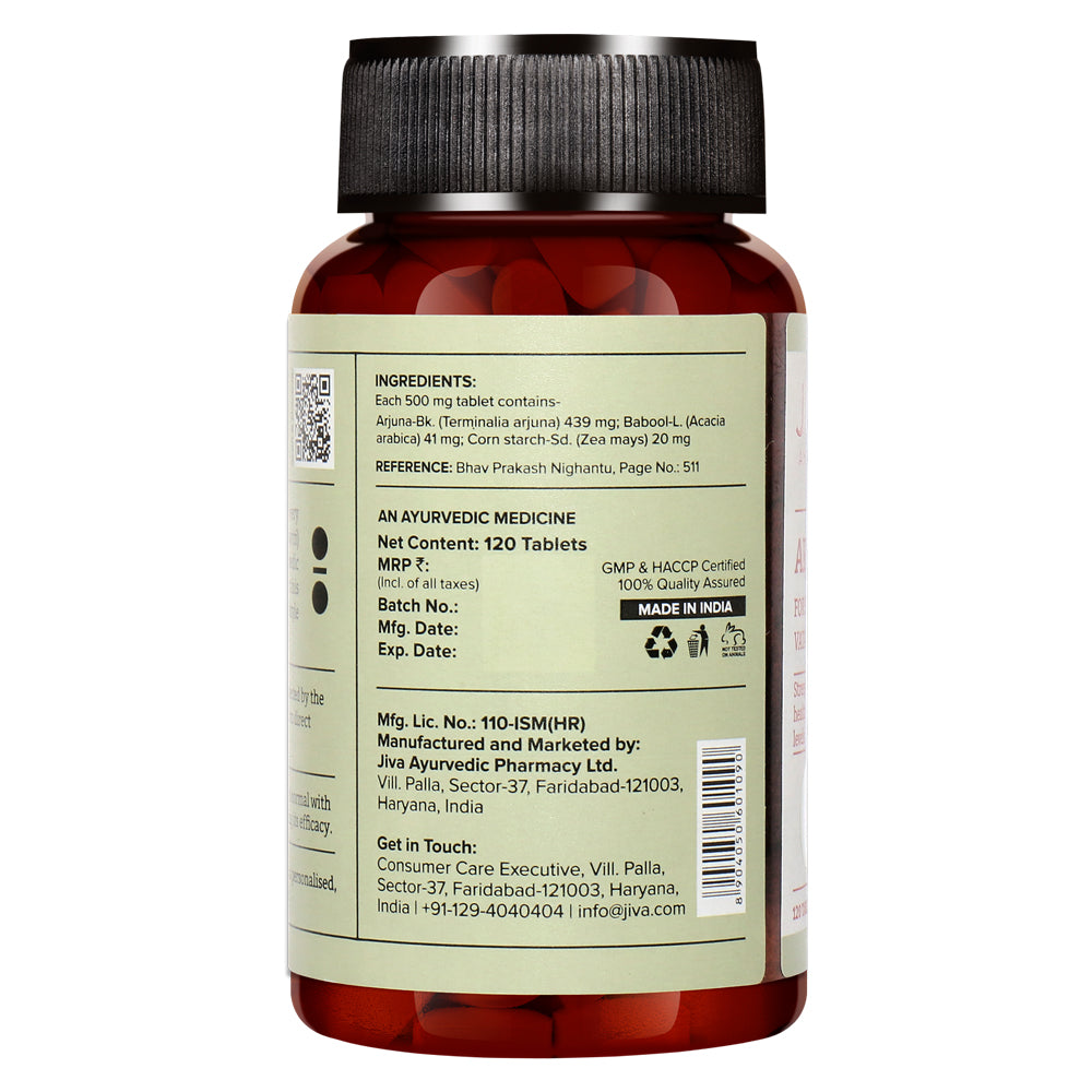 Arjuna Tablets - Buy Arjuna Tablets Online at Best Price in India – JivaAyurveda