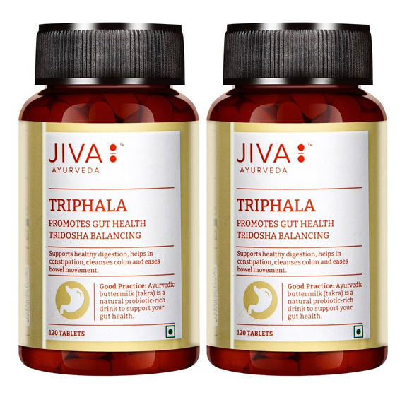 Jiva Triphala Tablets - Digestive Cleanse & Holistic Wellness ...